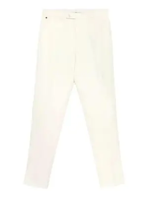 GTA Pleated Wool Trousers - Neutrals