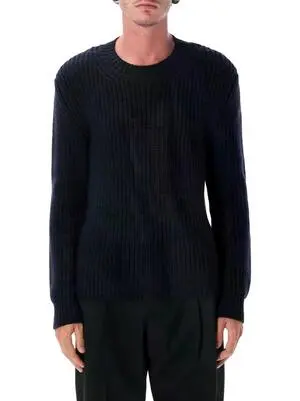 TOM FORD Ribbed Crew-neck Sweater - Blue