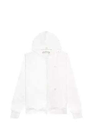 ADVISORY BOARD CRYSTALS Zip-up Hoodie With Logo Detail - White