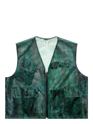 SOUTH2 WEST8 Mesh Pocket Vest - Green