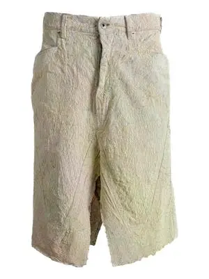 Rick Owens Frayed Textured Skirt - Neutrals