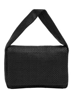 ST. AGNI Lattice Everyday Satchel - Black