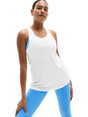 Athleta Move With Ease Relaxed Tank - Bright White