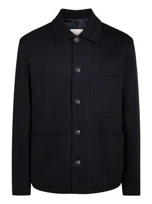 Moncler Cabalian Cotton-blend Overshirt - Navy