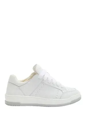 NUMERIS Arena Leather Sneakers - White