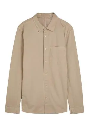 LESTRANGE Stretch-cotton Overshirt - Beige