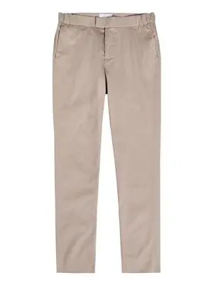 LESTRANGE Stretch-cotton Trousers - Beige
