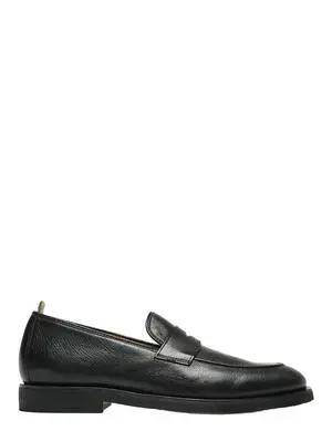 Officine Creative Penny Leather Loafers - Black