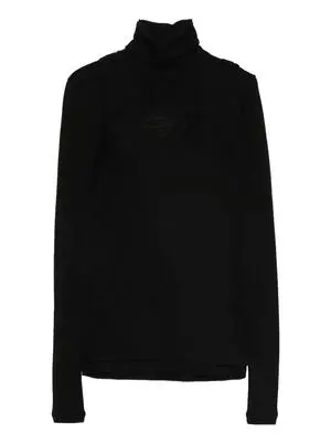 RÓHE Roll-neck Sweater - Black