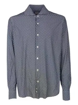 4FF Geometric-print Shirt