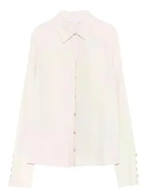 Patrizia Pepe Button-cuff Blouse - Neutrals