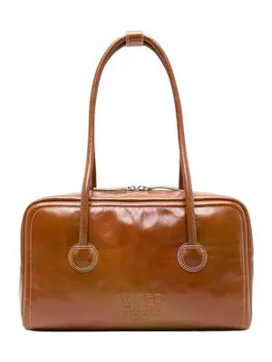 MARGESHERWOOD Leather Top-handle Tote Bag - Brown