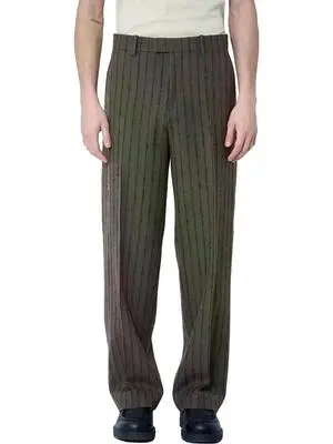 Burberry Wool-blend Tailored Trousers - Brown