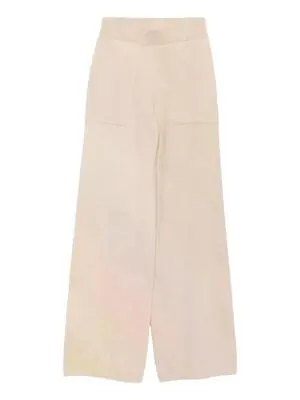 UMA WANG Pocket-detail Cashmere Trousers - Neutrals