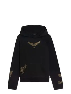 Zadig&Voltaire Crystal-embellished Hoodie - Black