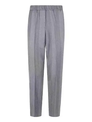 PESERICO Elasticated-Waist Trousers