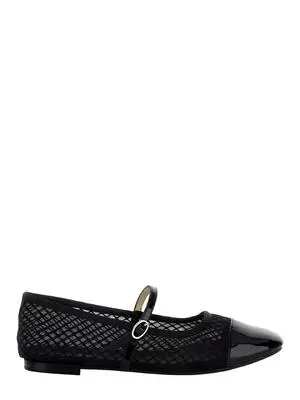 Repetto Mesh Ballet Flats - Black