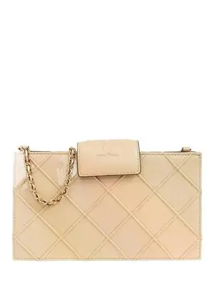 Tory Burch Fleming Clutch - Neutrals