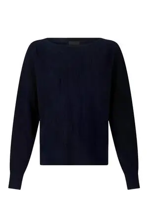 Liu Jo Boat-neck Long Sleeve Sweater - Blue
