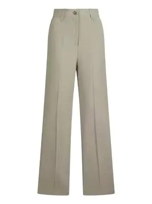 Liu Jo Pressed-crease Trousers - Neutrals