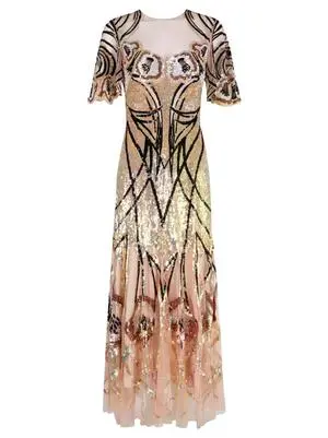 TEMPERLEY LONDON Natalia Sequin-embellished Dress - Pink