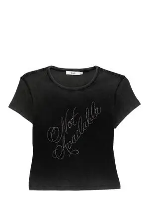 B+AB Short-sleeved Top - Black