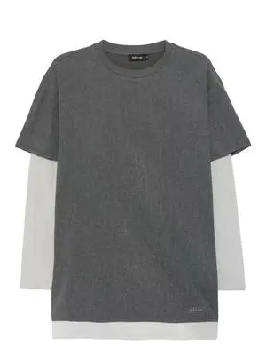 TOUT A COUP Layered T-shirt - Grey