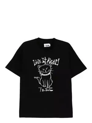 Izzue Graphic-print T-shirt - Black