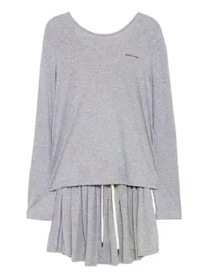 TOUT A COUP Logo-print Shorts Set - Grey