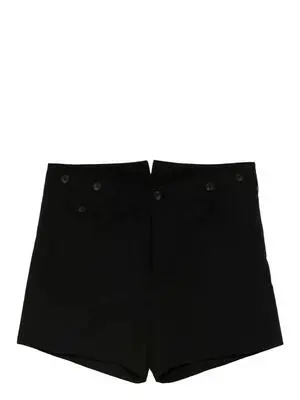 Yohji Yamamoto Drop-crotch Shorts - Black