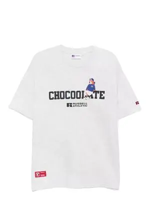 CHOCOOLATE Logo-print T-shirt - Grey