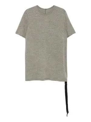 Rick Owens Side-tie Cotton T-shirt - Grey