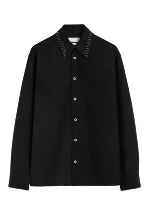 JIL SANDER Wool Shirt - Black