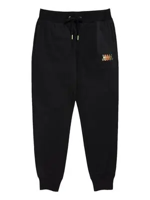 Psycho Bunny Logo-embroidered Track Pants - Black