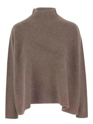 Giorgio Armani Mock-neck Ribbed Sweater - Brown