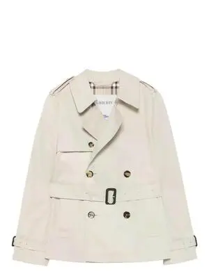Burberry Double-breasted Trench Jacket - Neutrals