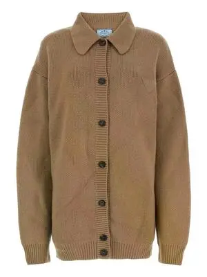 Prada Cashmere Cardigan - Brown