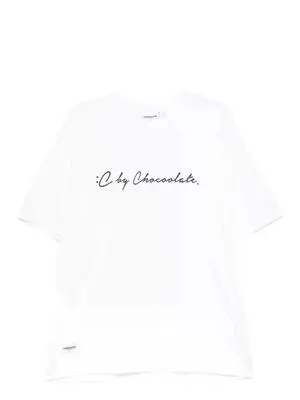 CHOCOOLATE Logo-printed T-shirt - White
