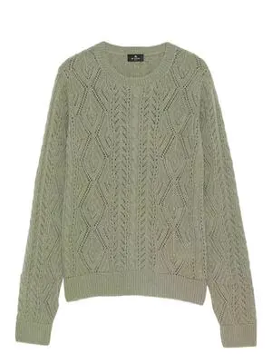Etro Cable-knit Sweater - Green