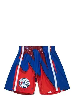 Mitchell & Ness Nba 1996 Philadelphia 76ers Hyper Hoops Swingman Shorts - Red