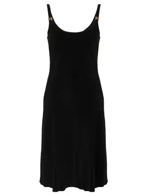 Miu Miu Cady Midi Dress - Black