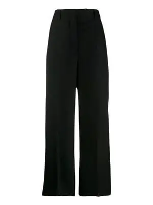 Prada High-waisted Tailored Trousers - Black