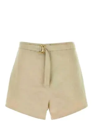 Prada High-waisted Shorts - Neutrals