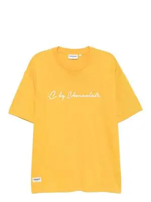 CHOCOOLATE Logo-print T-shirt - Yellow