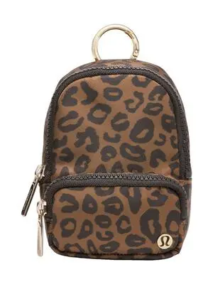 Lululemon Everywhere Backpack Nano Leopardo Shift Midi Desert Khaki Multi