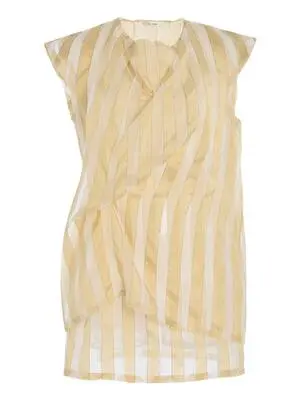 THE ROW Inawa Layered Silk Top - Ivory