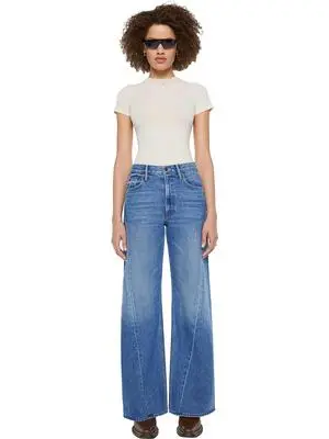 MOTHER Snacks! The Lemon Twist Rolling In Dough Jeans - Blue