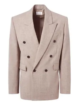 Saint Laurent Wool Suit Jacket - Beige