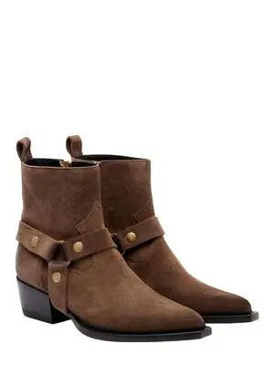 GOLDEN GOOSE Debbie 45 Suede Ankle Boots - Brown