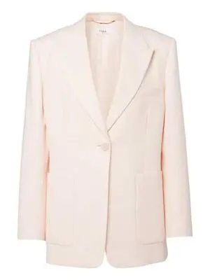 Chloé Wool Gabardine Suit Jacket - Pink
